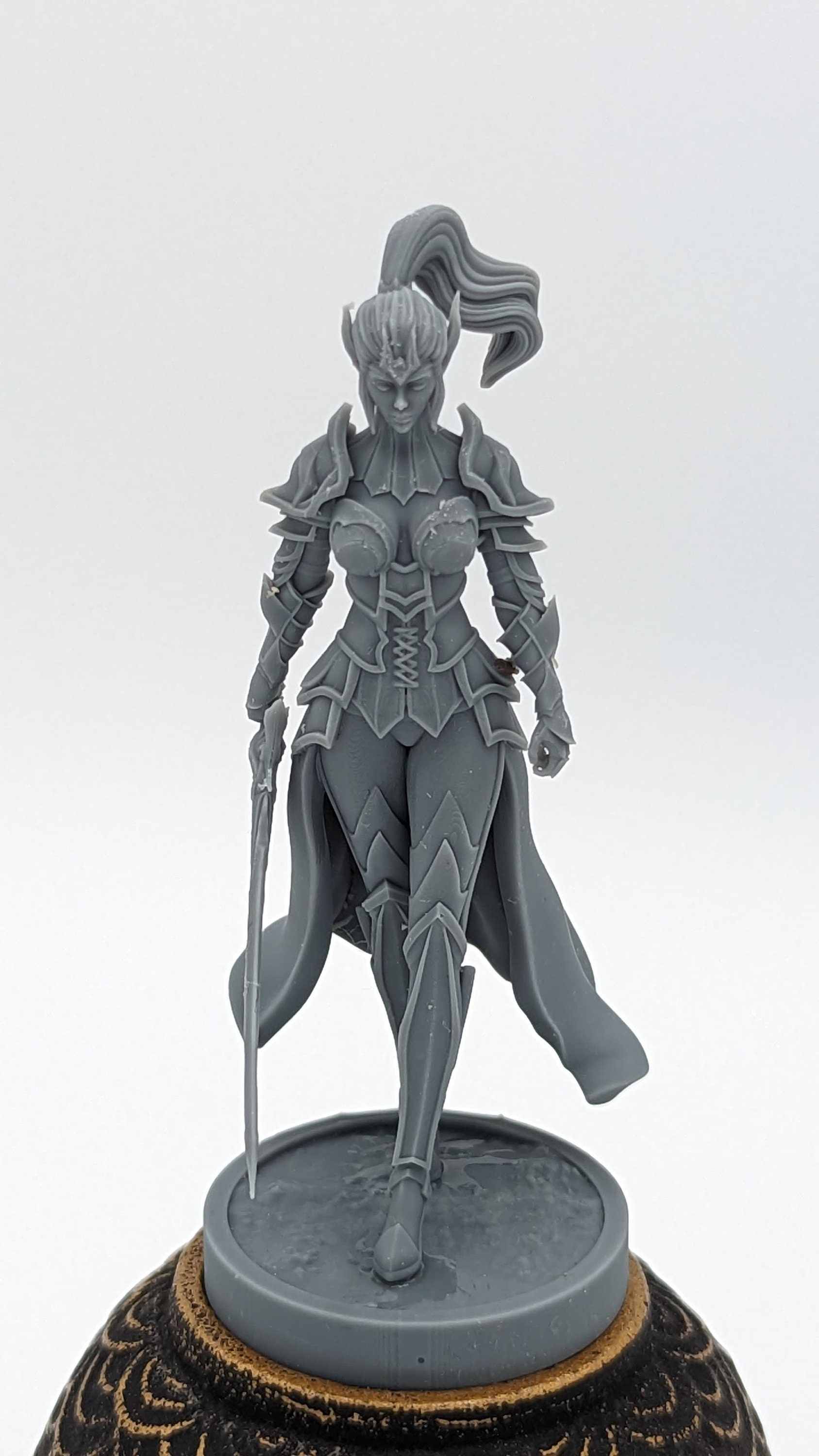 Lilith, Elf Paladin of Fighter, Miniature for Tabletop Rpgs | Fantasy ...