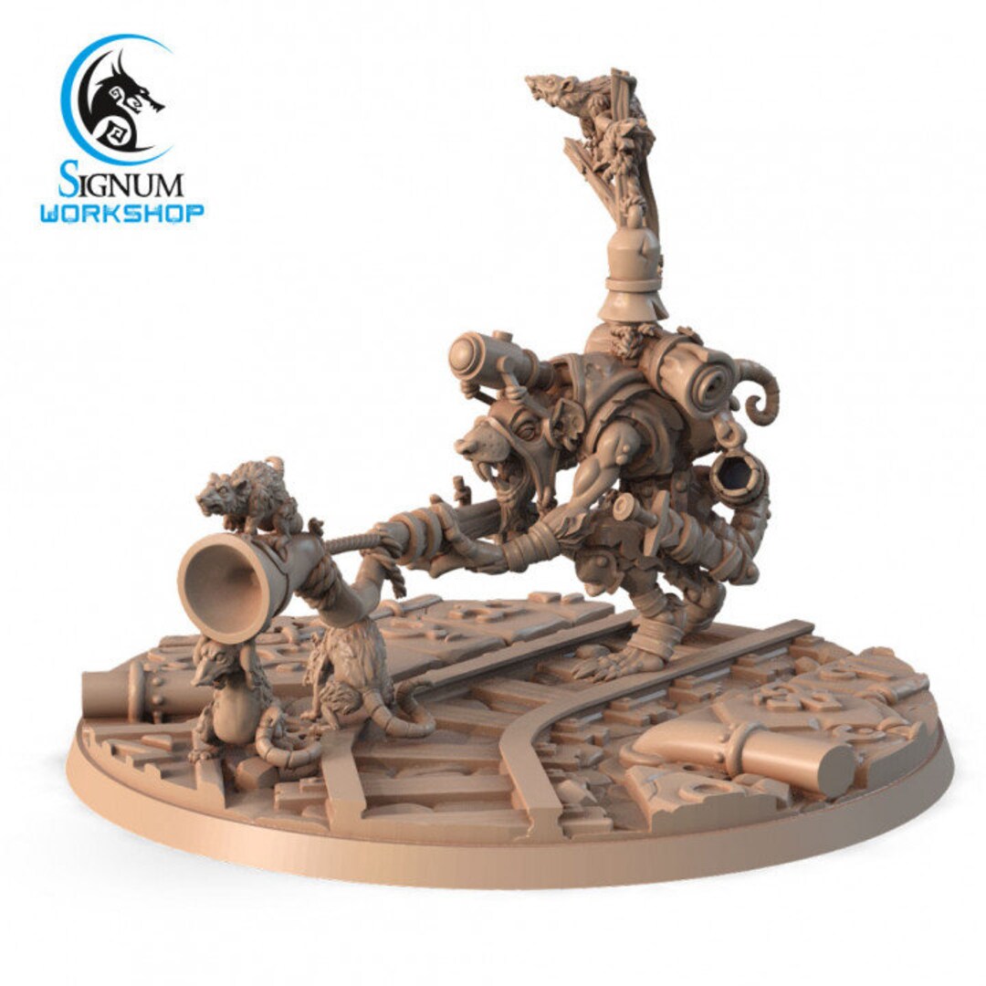 Mr. Crit, Ratman Sniper - Signum Workshop Printed Miniature | Dungeons ...