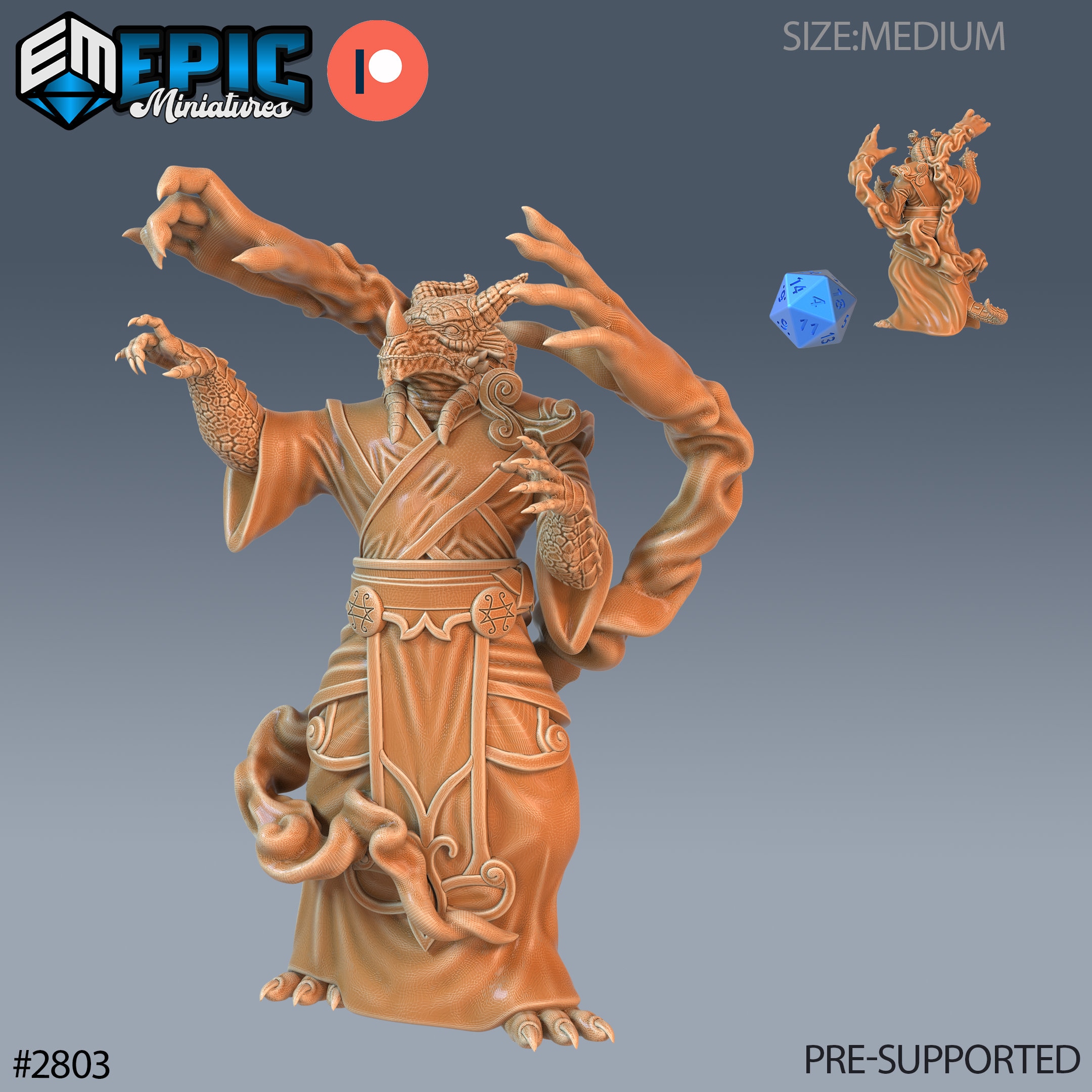 Dragonborn Priest Epic Miniatures Dungeons & Dragons - Etsy