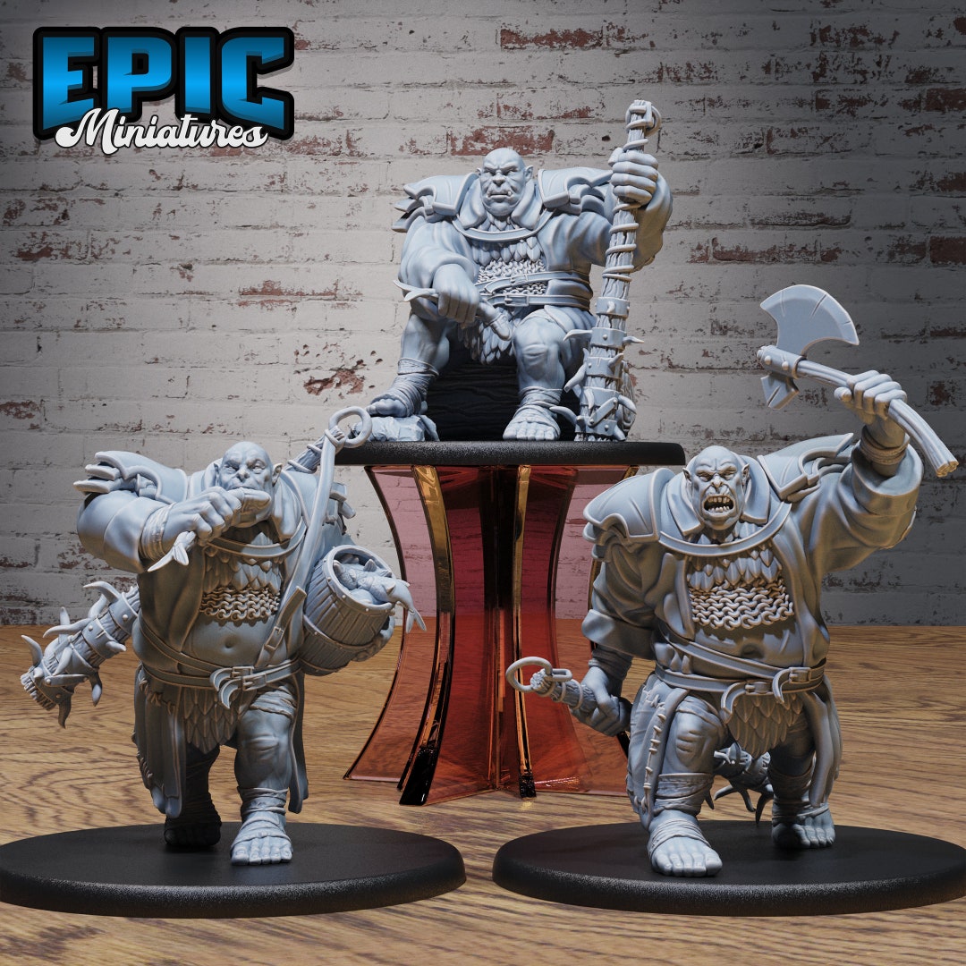 Ogre Dock Worker large Creature, Sinister Harbor Epic Miniatures ...