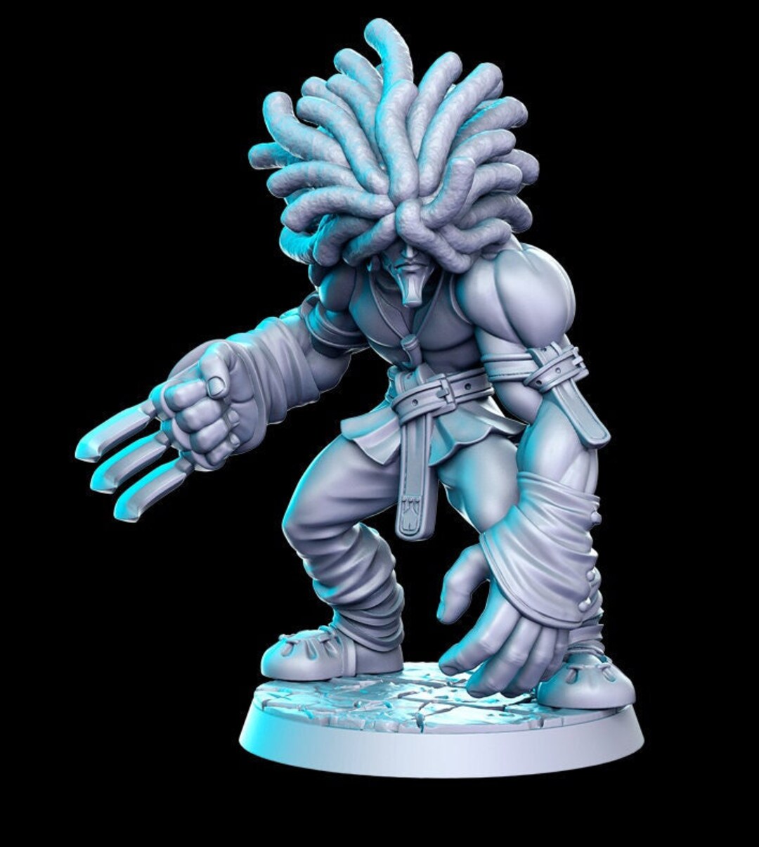 Damur, Claw Monk - RN Estudio Printed Miniature | Dungeons & Dragons ...