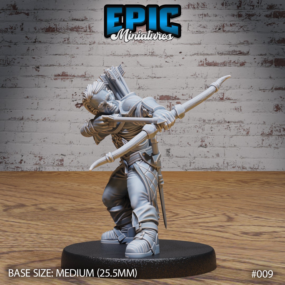Hunter - Epic Miniatures, PC Fun Pack | Dungeons & Dragons | Pathfinder ...