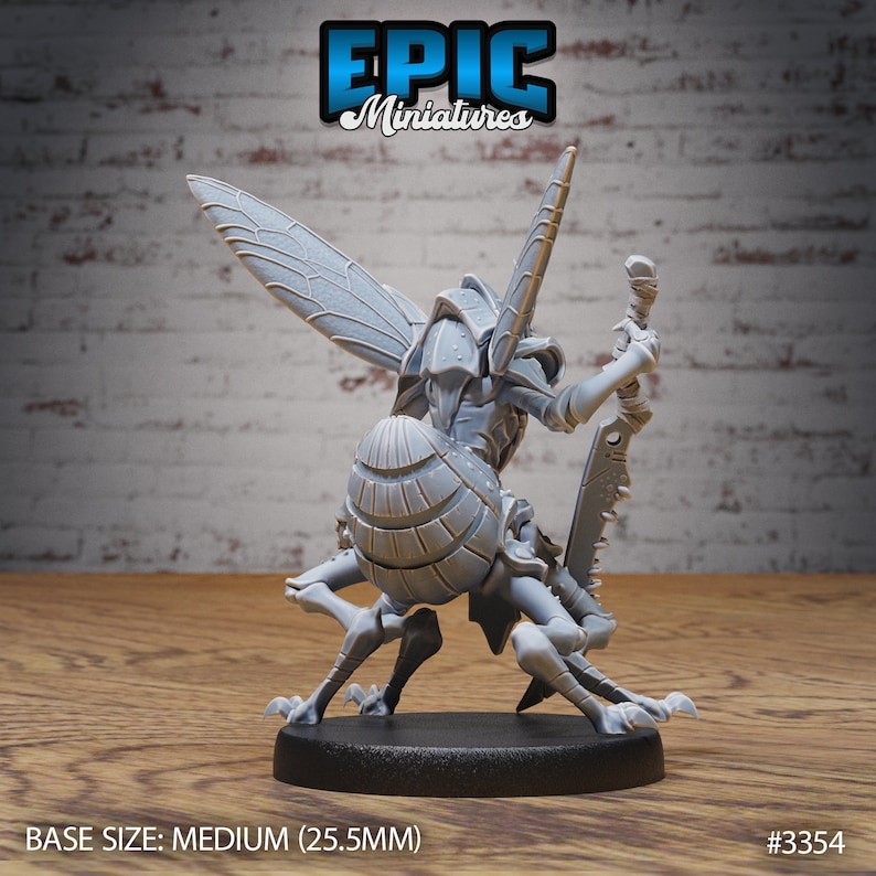 Vespid Insect Warrior - Epic Miniatures | Dungeons & Dragons ...