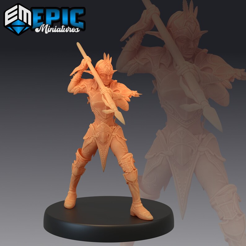 Moon Elf - Epic Miniatures | Dungeons & Dragons | Pathfinder | Tabletop ...