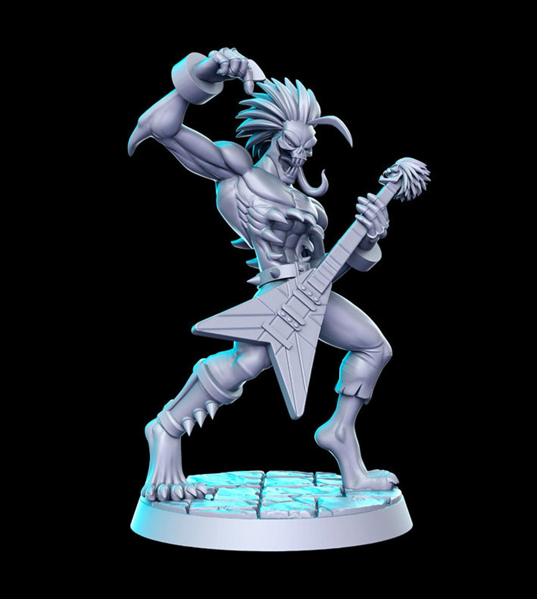 Lord Raptor, Undead Bard - RN Estudio Printed Miniature | Dungeons ...