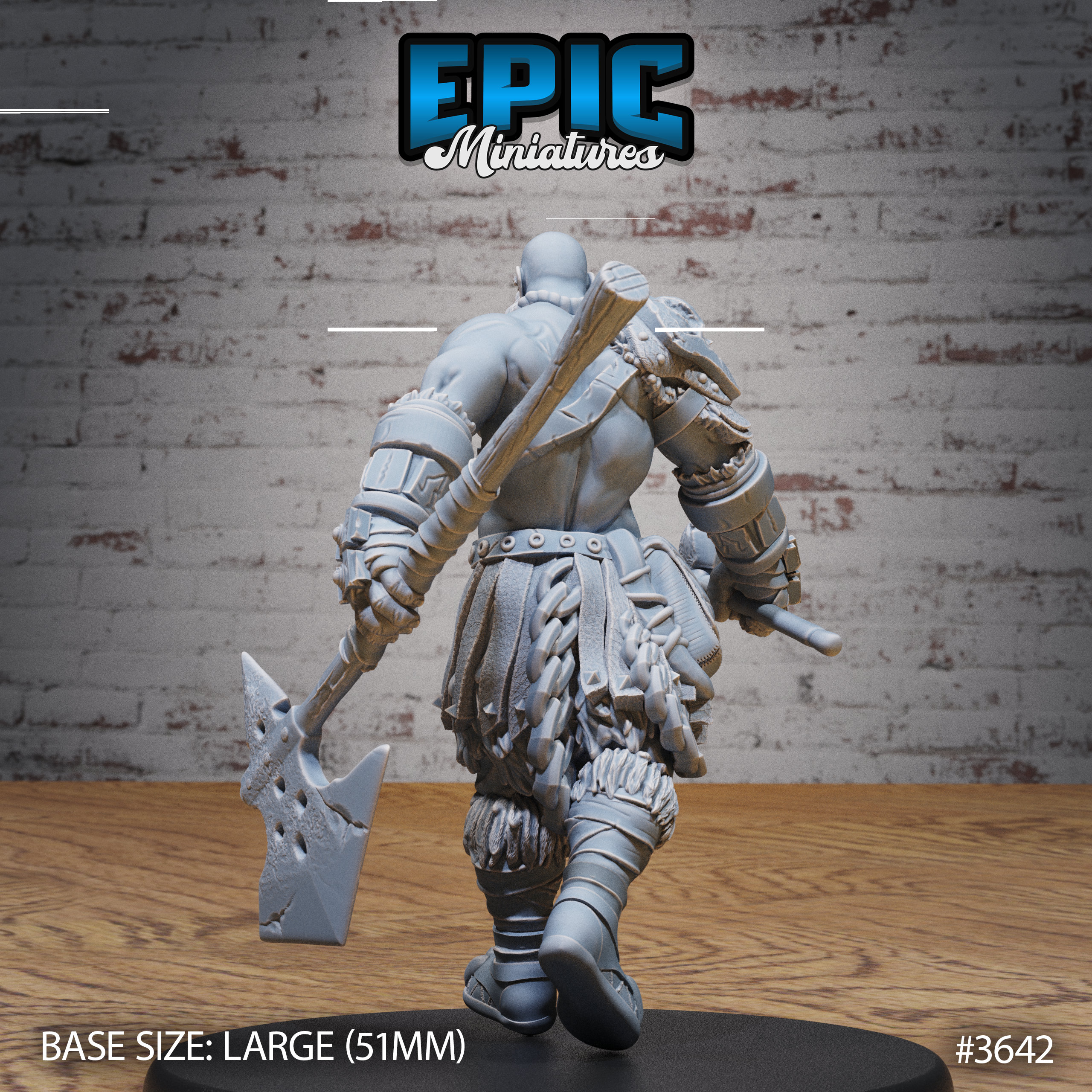Ice Age Madness, Half Giant Barbarian (large Creature) - Epic ...