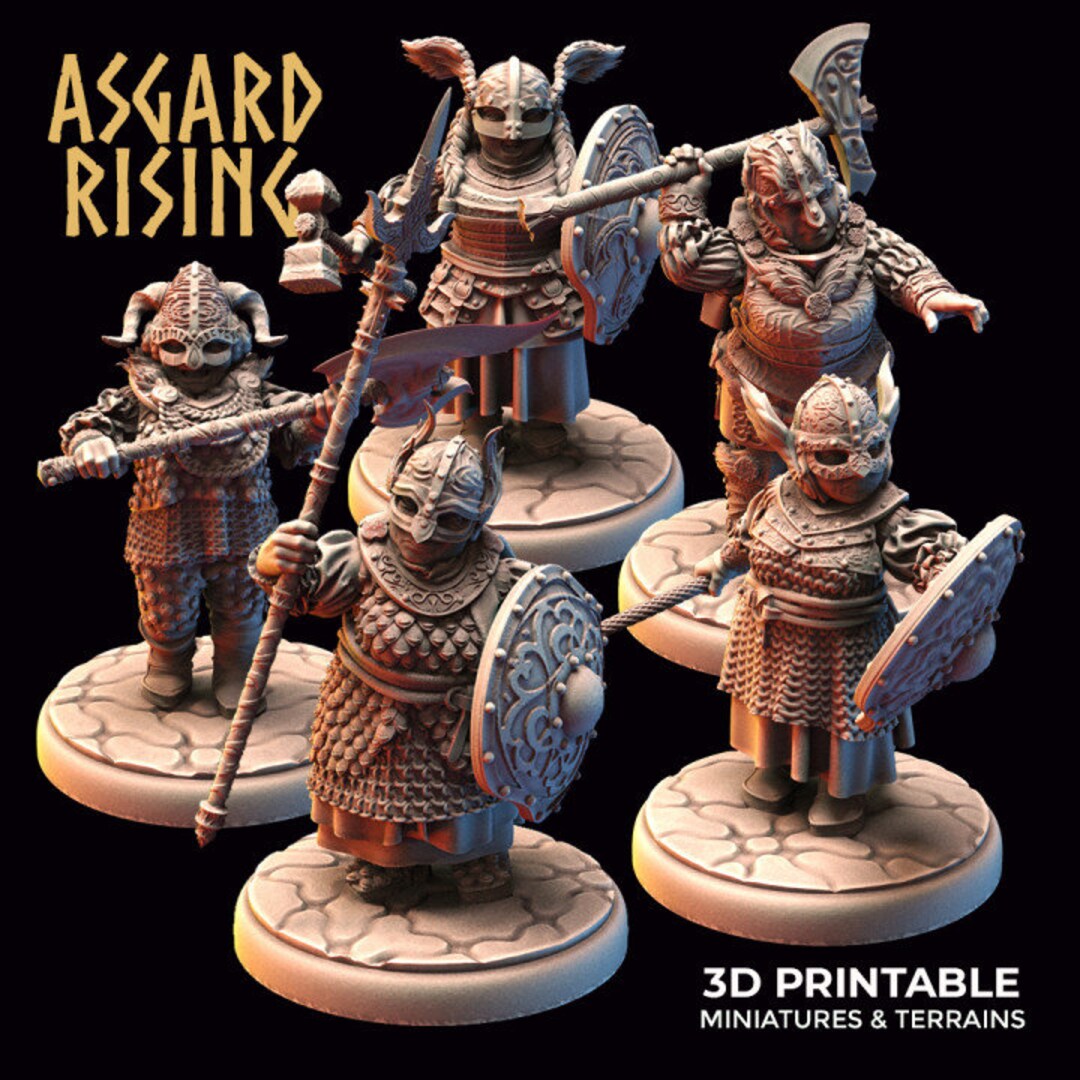 Dwarven Shieldmaidens - Asgard Rising | Dungeons & Dragons | Pathfinder ...