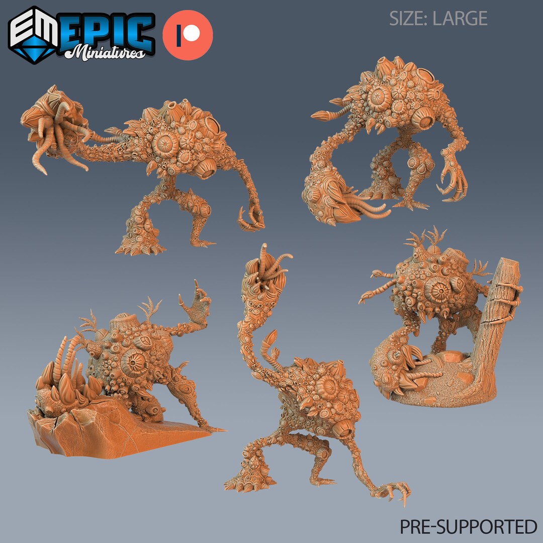 Fungus Golem (large Creature) - Epic Miniatures | Dungeons & Dragons ...