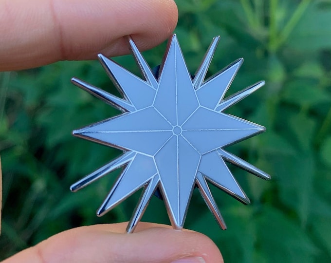 Feanorian Star Hard Enamel Pin the Silmarillion Lord of - Etsy