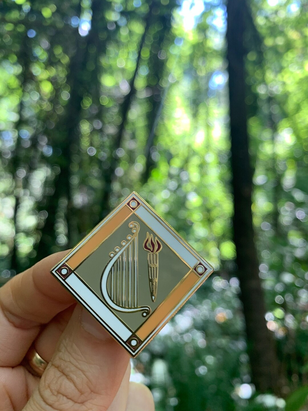 Finrod Felagund Sigil Enamel Pin | the Silmarillion | Lord of the Rings ...