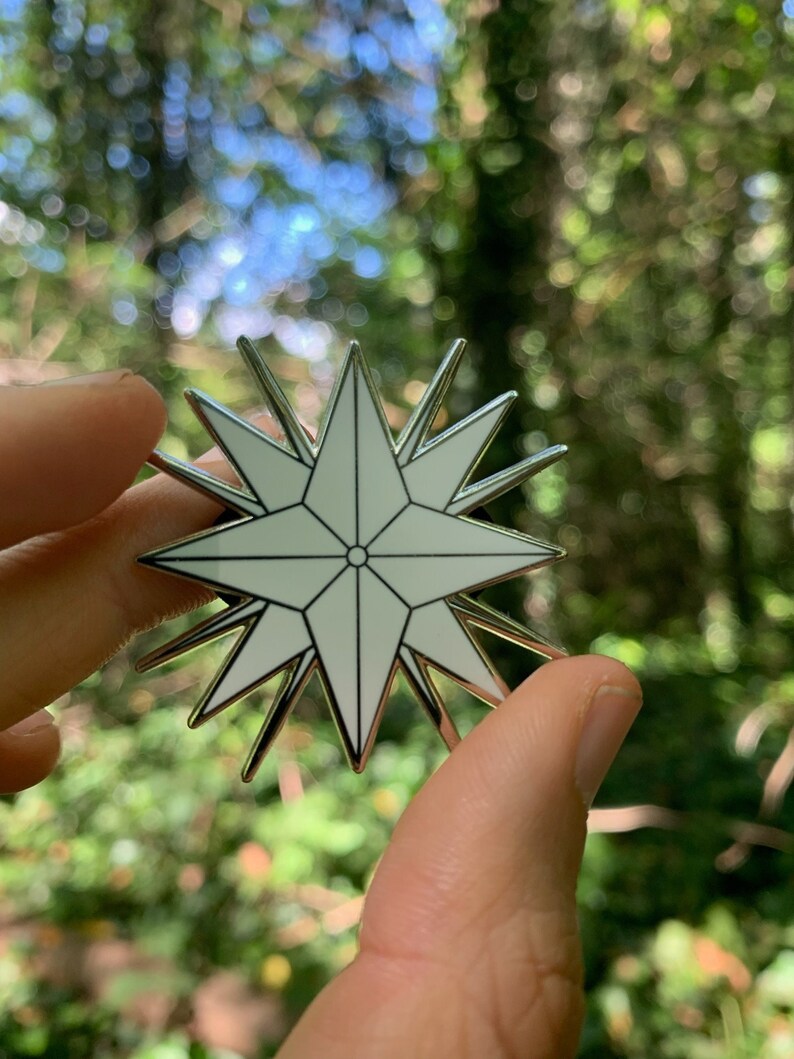 Feanorian Star Hard Enamel Pin | the Silmarillion | Lord of the Rings ...