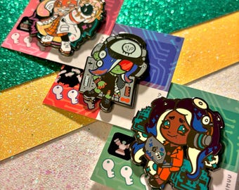 Splatoon off the Hook Pearl and Marina Acrylic Keychain Charm - Etsy