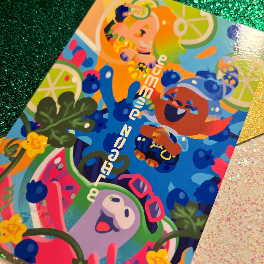 NEW Splatoon Idols Summer Nights Deep Cut Splatfest Mini Prints (4 X 6 ...