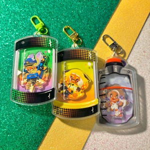 Splatoon Inkling Mascot Ink Tank Acrylic Shaker Charms - Etsy