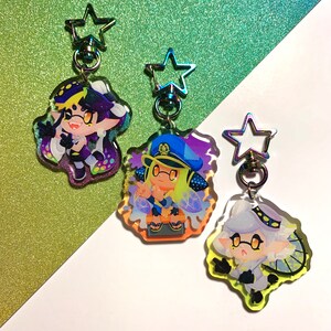 Splatoon 3 Squid Sisters Agent 3 Deep Cut STAY FRESH Glitter Epoxy ...