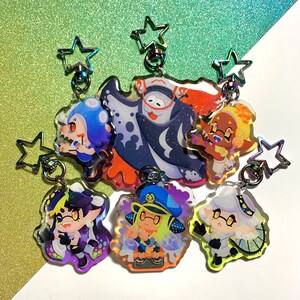 Splatoon 3 Squid Sisters Agent 3 Deep Cut STAY FRESH Glitter Epoxy ...