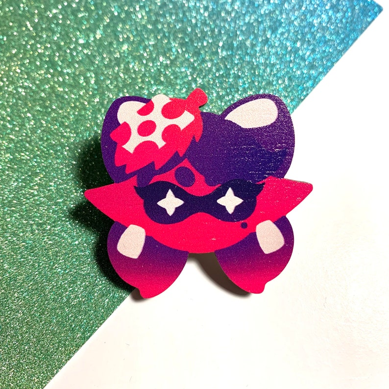 SALE Splatoon Hotlantis IDL Deep Cut off the Hook Squid Sisters Wooden ...