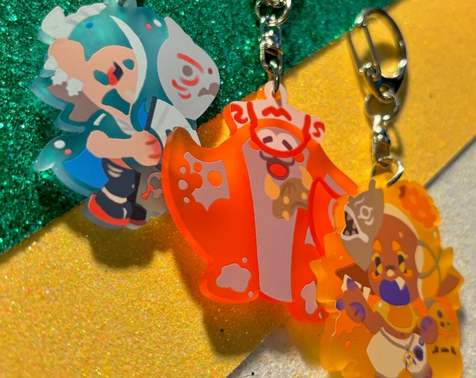 Splatoon 3 Candied Bandits Deep Cut Shiver Frye Big Man Frosted Acrylic ...