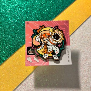 Splatoon Spir3 of Ord3r Dedf1sh Pearl Marina off the Hook Black Nickel ...