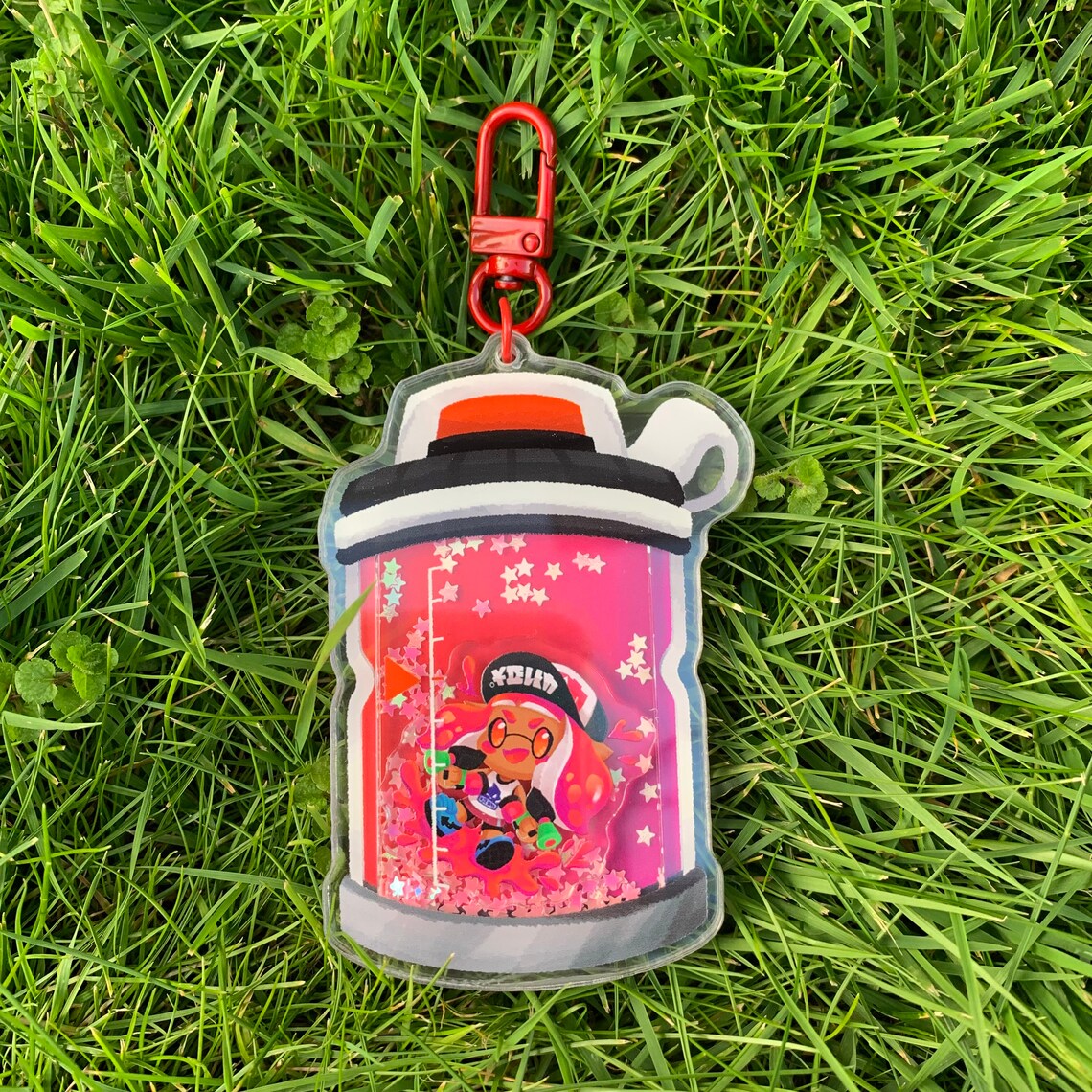 Splatoon Inkling Mascot Ink Tank Acrylic Shaker Charms - Etsy
