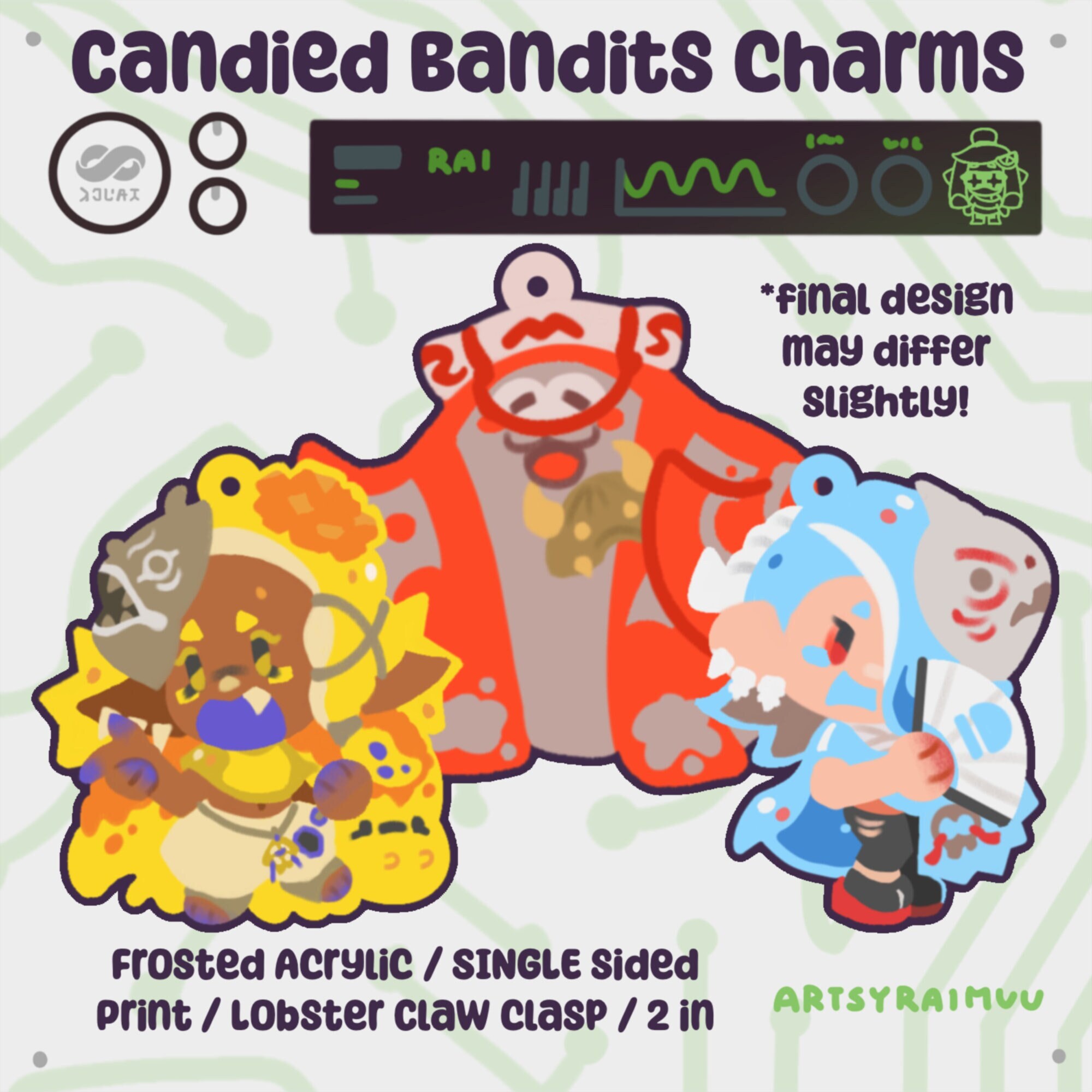 Splatoon 3 Candied Bandits Deep Cut Shiver Frye Big Man Frosted Acrylic ...