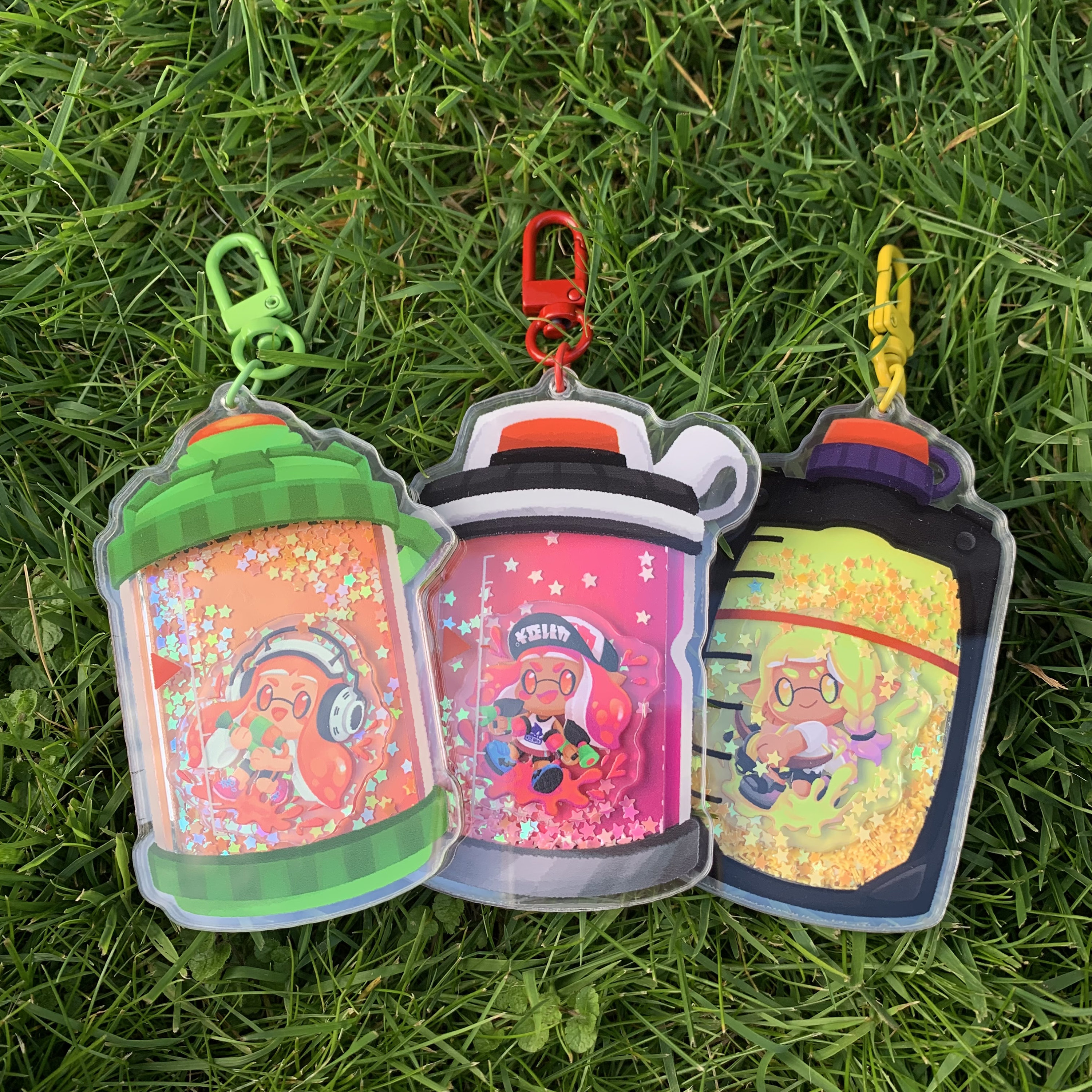 Splatoon Inkling Mascot Ink Tank Acrylic Shaker Charms - Etsy