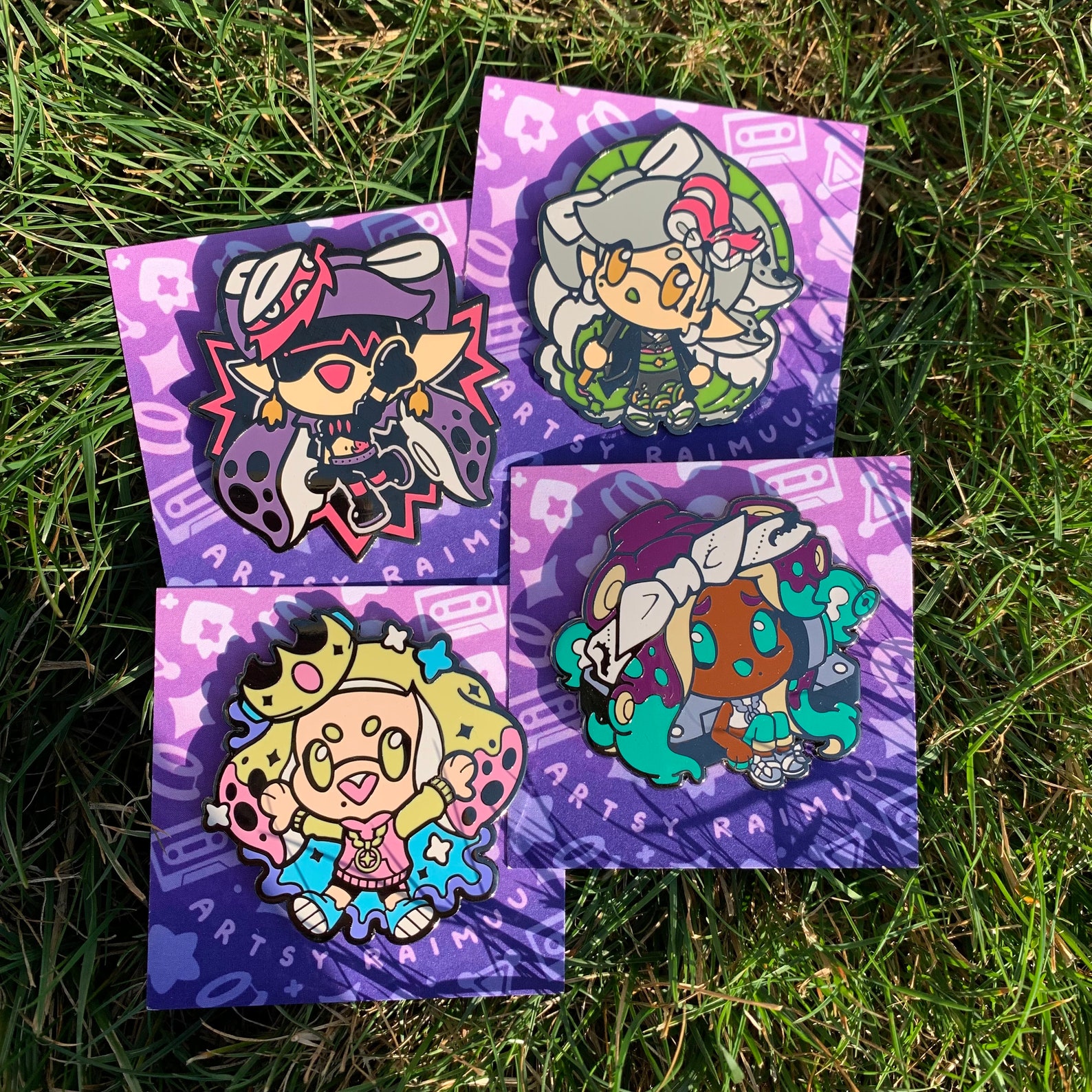 Splatoon Squid Sisters off the Hook Idol Sensation Enamel Pins - Etsy