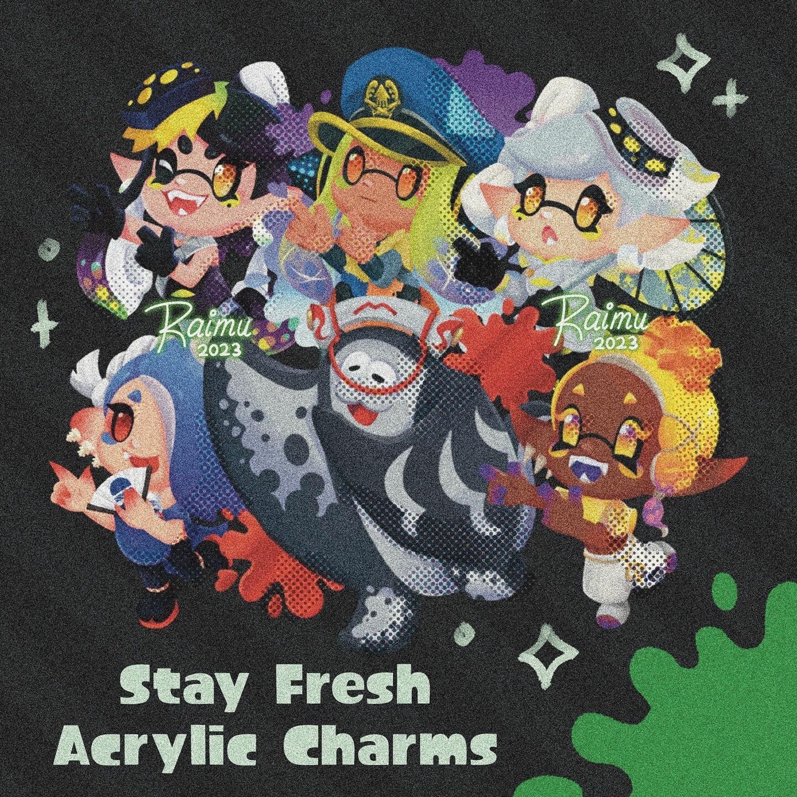 Splatoon 3 Squid Sisters Agent 3 Deep Cut STAY FRESH Glitter - Etsy Canada