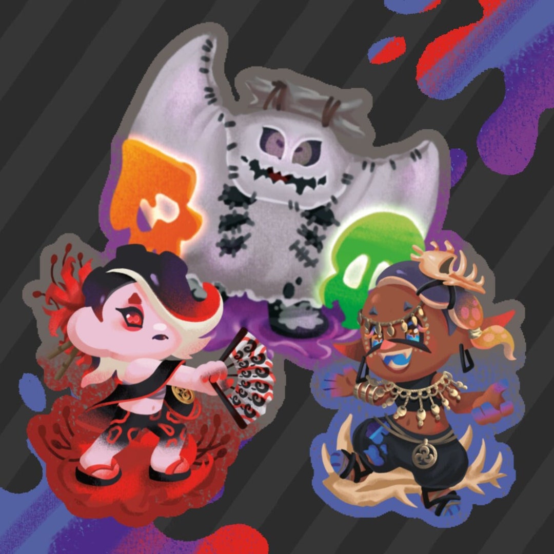 PREORDER Splatoon 3 Splatoween Creep Cut Shiver Frye Big Man - Etsy