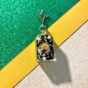 Splatoon 3 New Agent 3 Alterna Black Liquid Holo Popsicle Charm - Etsy