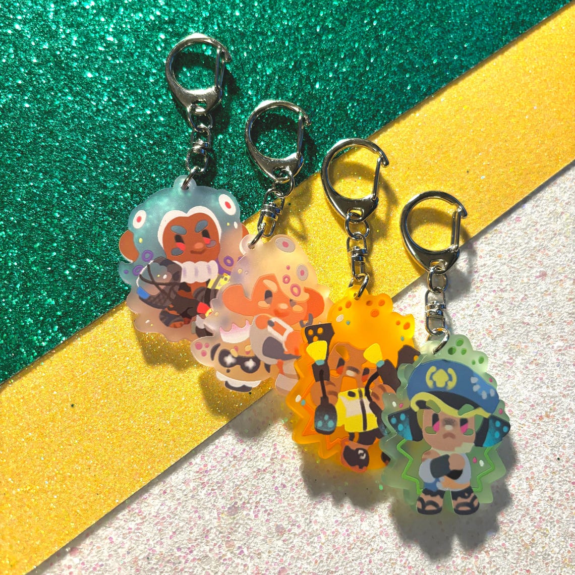 Splatoon 3 [MASC] Candied Agents Side Order DLC Agent 3 4 8 New 3 ...