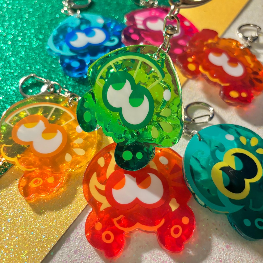 Splatoon Aquatic Creatures Candied Inkling Octoling Borderless Wavy ...