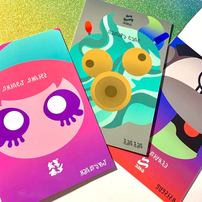 Splatoon Hotlantis WV3 Posters Harmony Paruko Tartar Dedf1sh Octoling ...