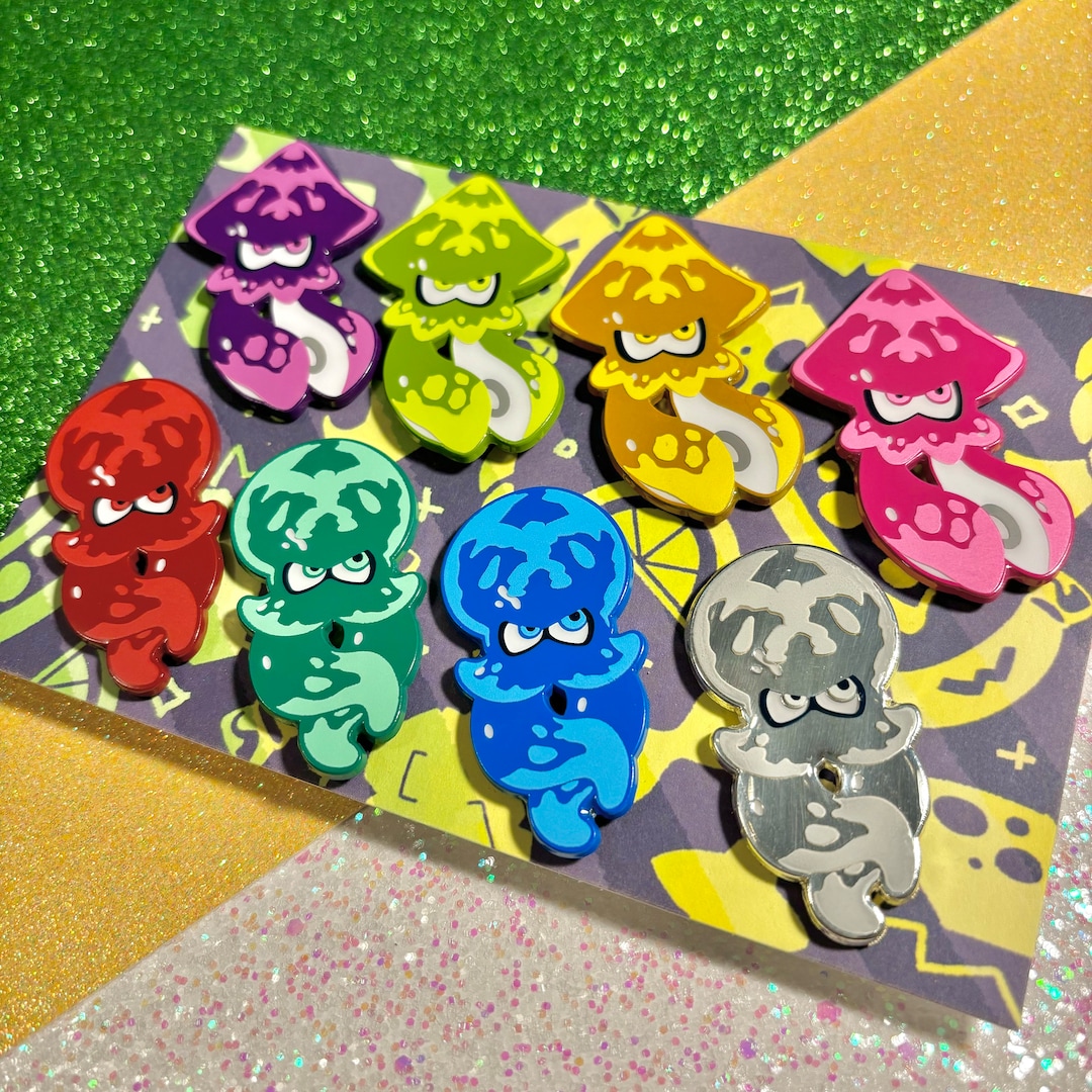 Splatoon Glow-in-the-dark Inkling and Octoling Kraken Royale Gummy ...