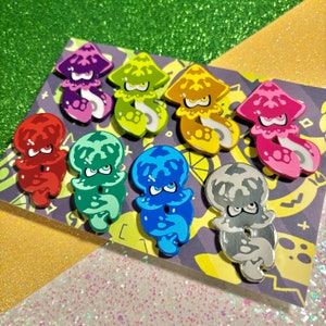 Splatoon Glow-in-the-dark Inkling and Octoling Kraken Royale Gummy ...