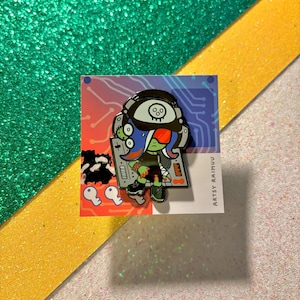 Splatoon Spir3 of Ord3r Dedf1sh Pearl Marina off the Hook Black Nickel ...