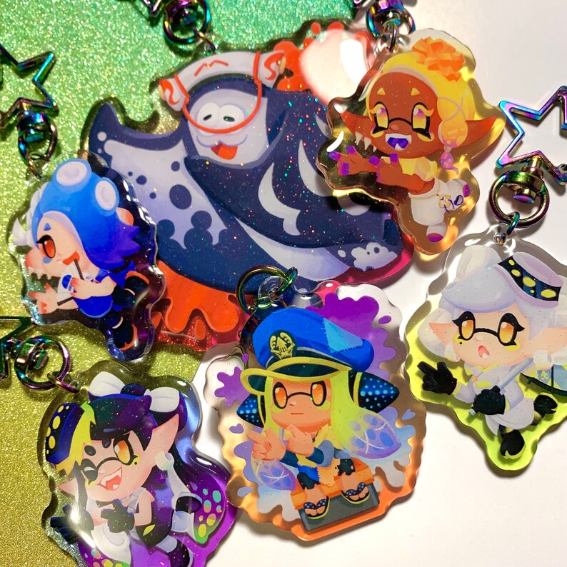 Splatoon 3 Squid Sisters Agent 3 Deep Cut STAY FRESH Glitter - Etsy Canada