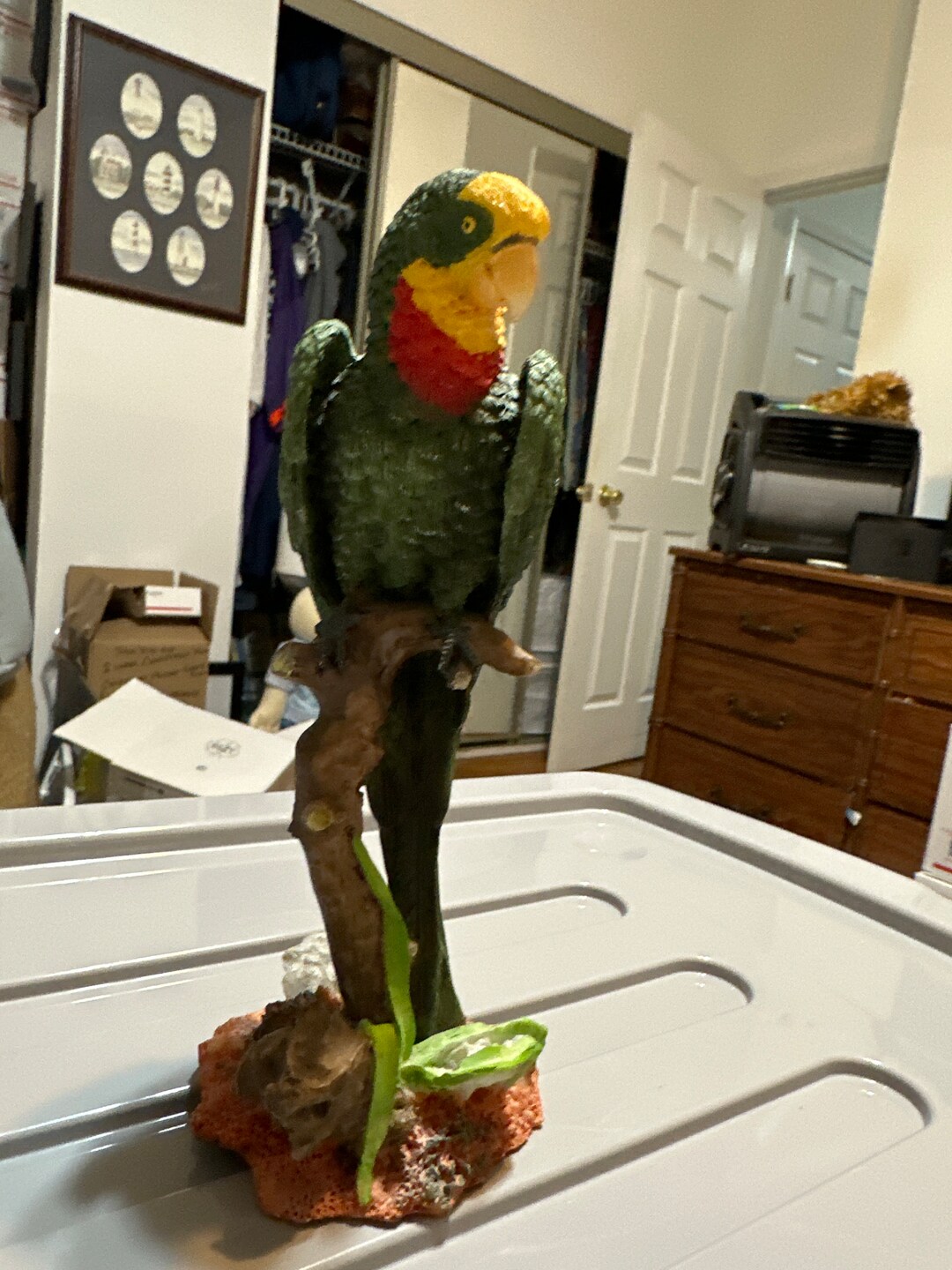 Pair of Parakeet Figurines - Etsy