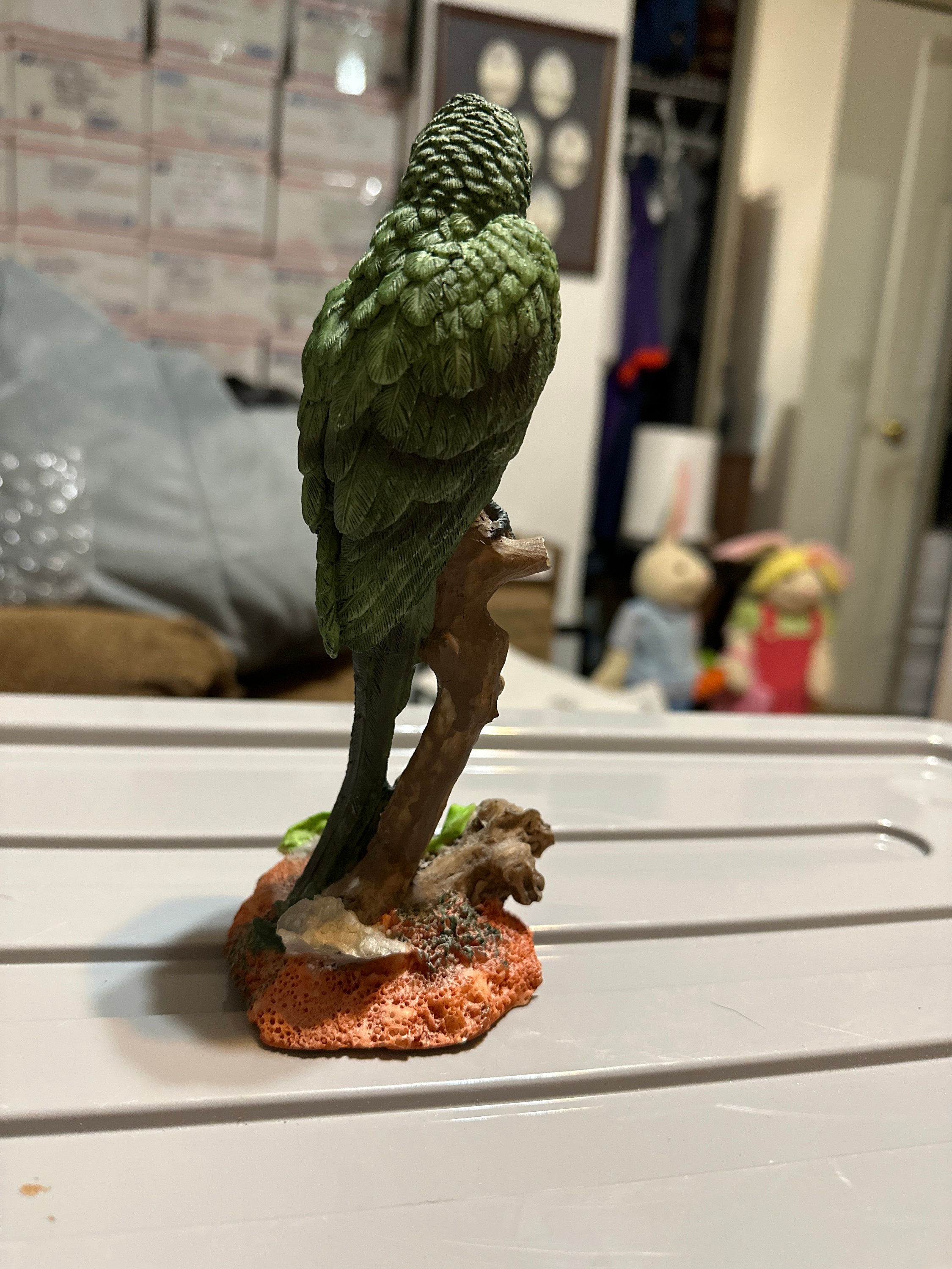 Pair of Parakeet Figurines - Etsy