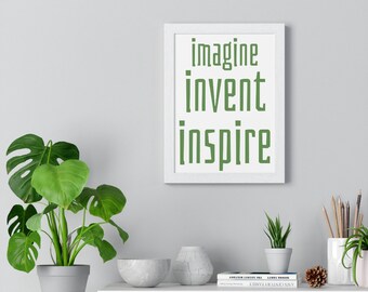 Imagine Framed Poster - Etsy