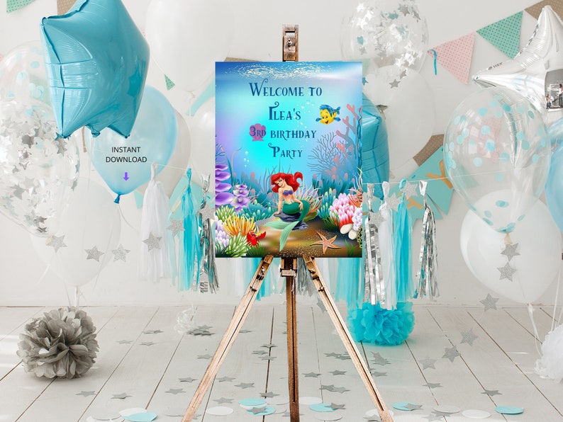 Welcome to Ariel's Underwater Kingdom Little Mermaid - Etsy