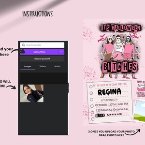 Editable Mean Girls Halloween Party Invitation, Burn Book, Costume ...