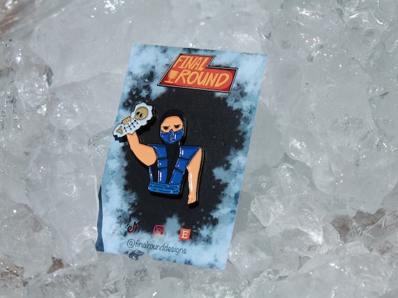 Sub-Zero Cold Blooded Mortal Kombat Enamel Pin | Etsy