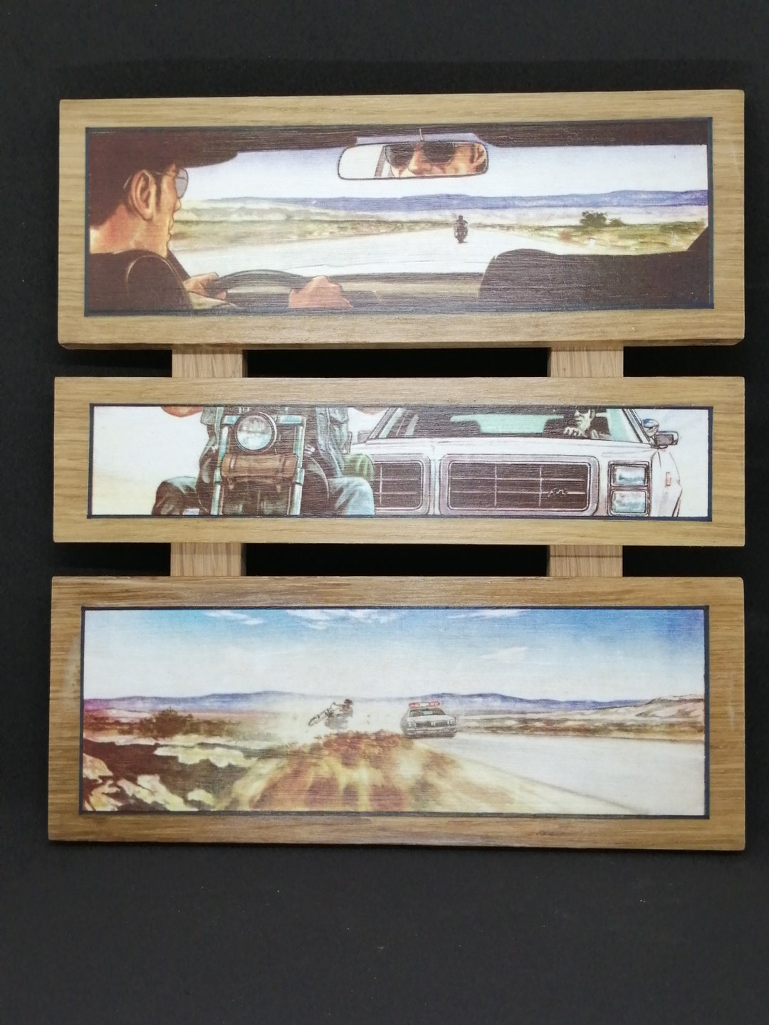 Comic Book Man Cave Art. Biker Gift of Comic Art for Man Cave, Den ...