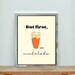 But First, Michelada Wall Art Digital Download Beer Poster Bar Poster ...