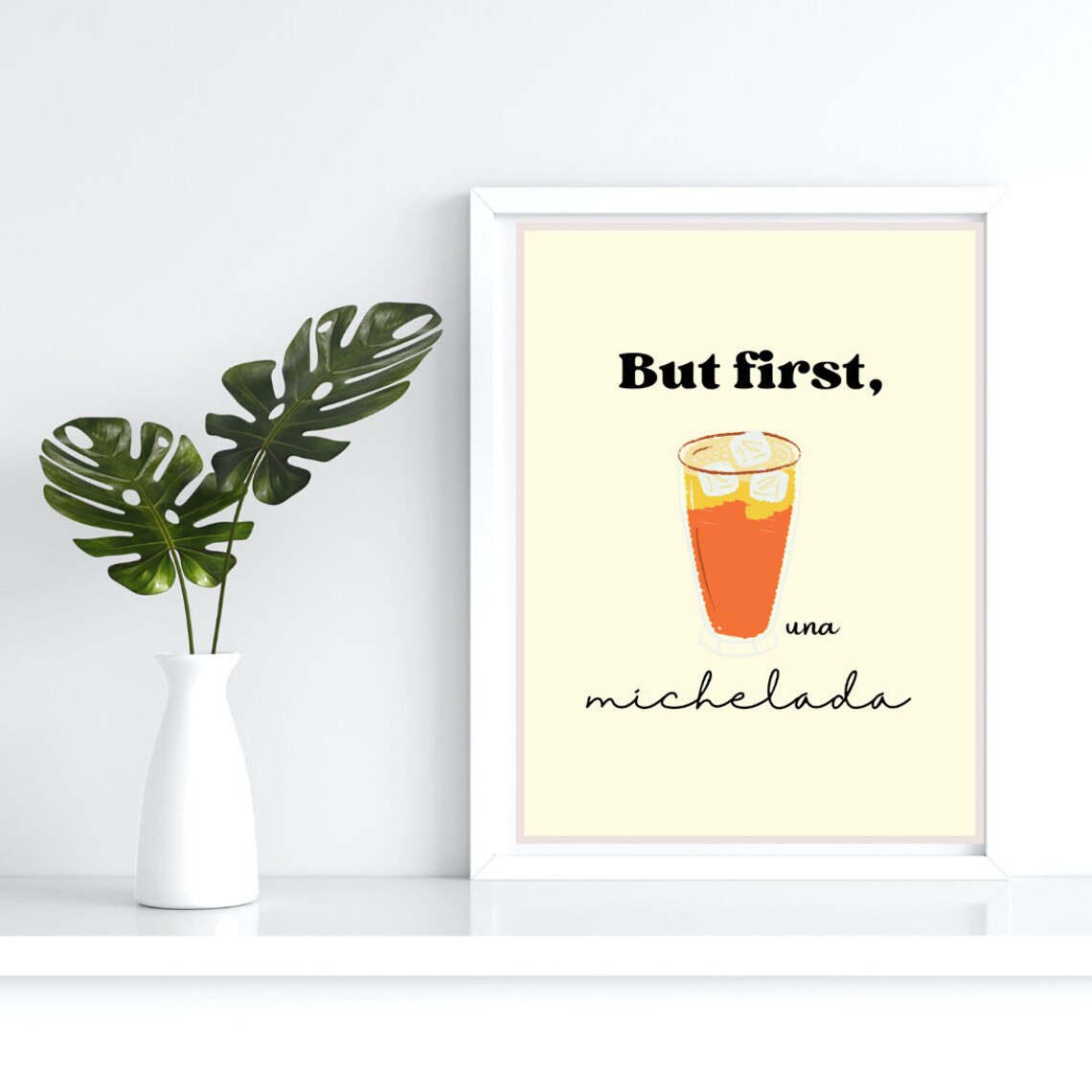 But First, Michelada Wall Art Digital Download Beer Poster Bar Poster ...