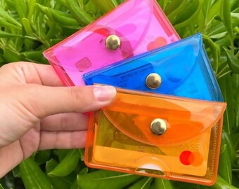 Neon Wallet | Etsy