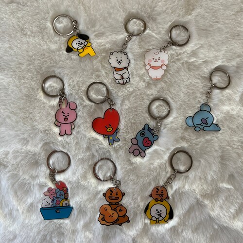 BTS Keychain BTS Army Keychain BTS K-pop Keychain Resin - Etsy
