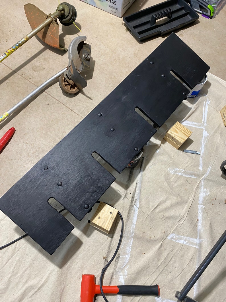 Custom Lawn Equipment Storage Rack - Etsy