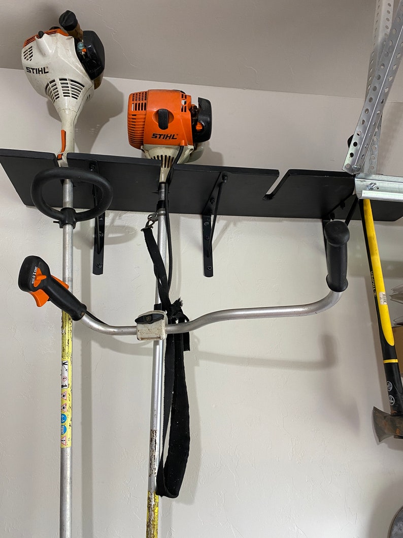 Custom Lawn Equipment Storage Rack - Etsy